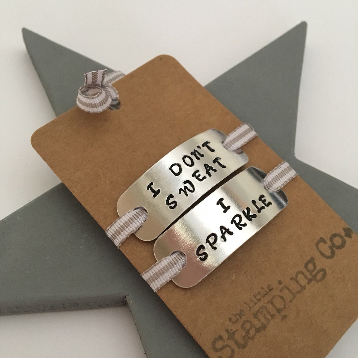 Trainer Tags Lace Tags Shoe Tags Hand Stamped Sneaker | Etsy UK