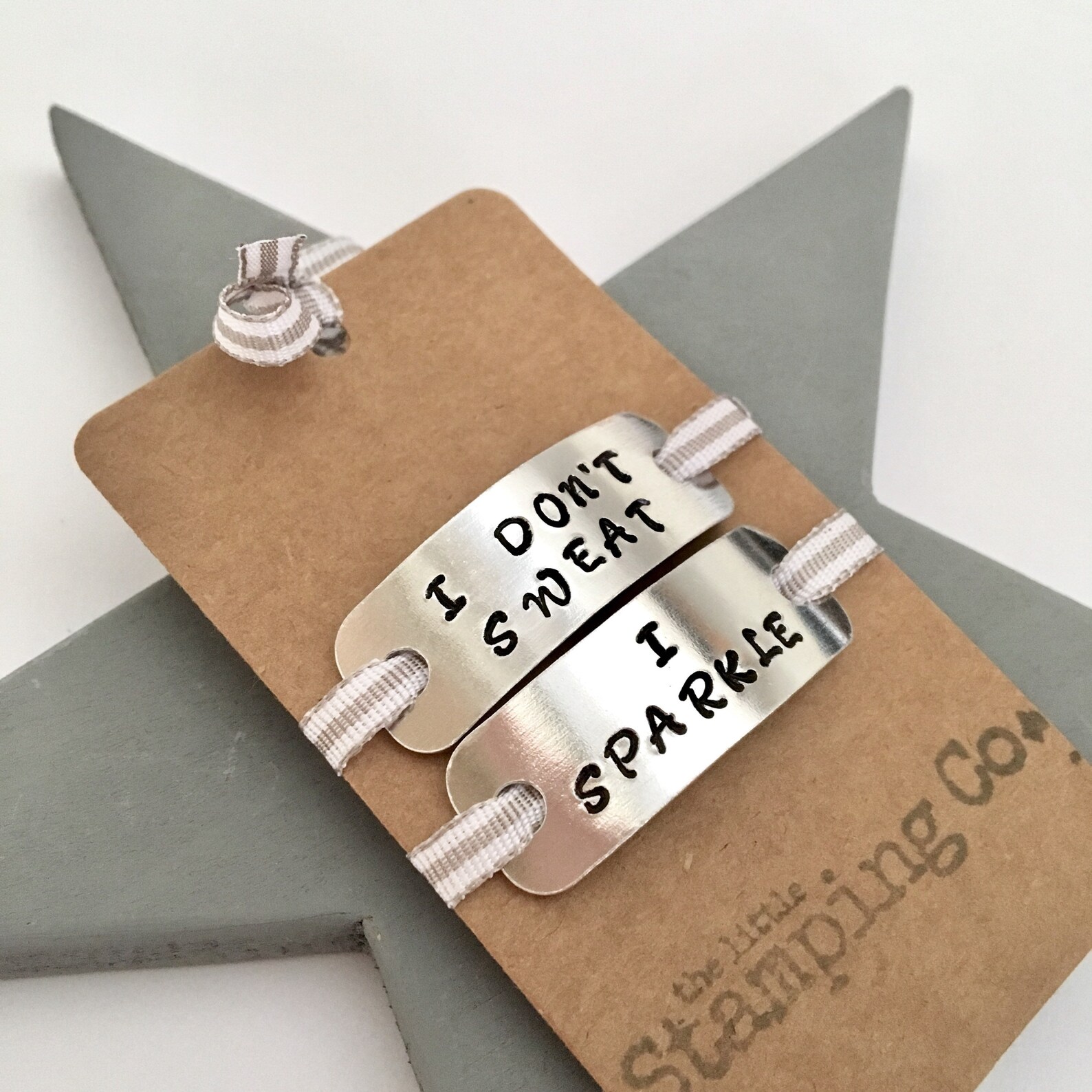 Trainer Tags Lace Tags Shoe Tags Hand Stamped Sneaker | Etsy UK