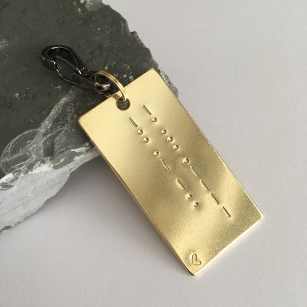 Morse Code Keyring - Etsy