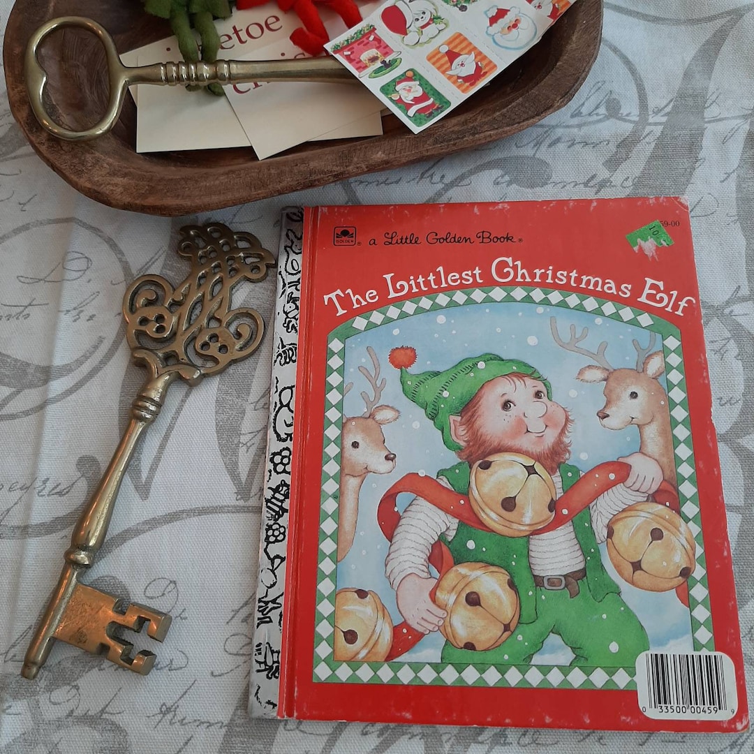 The Littlest Christmas Elf Little Golden Book - Etsy