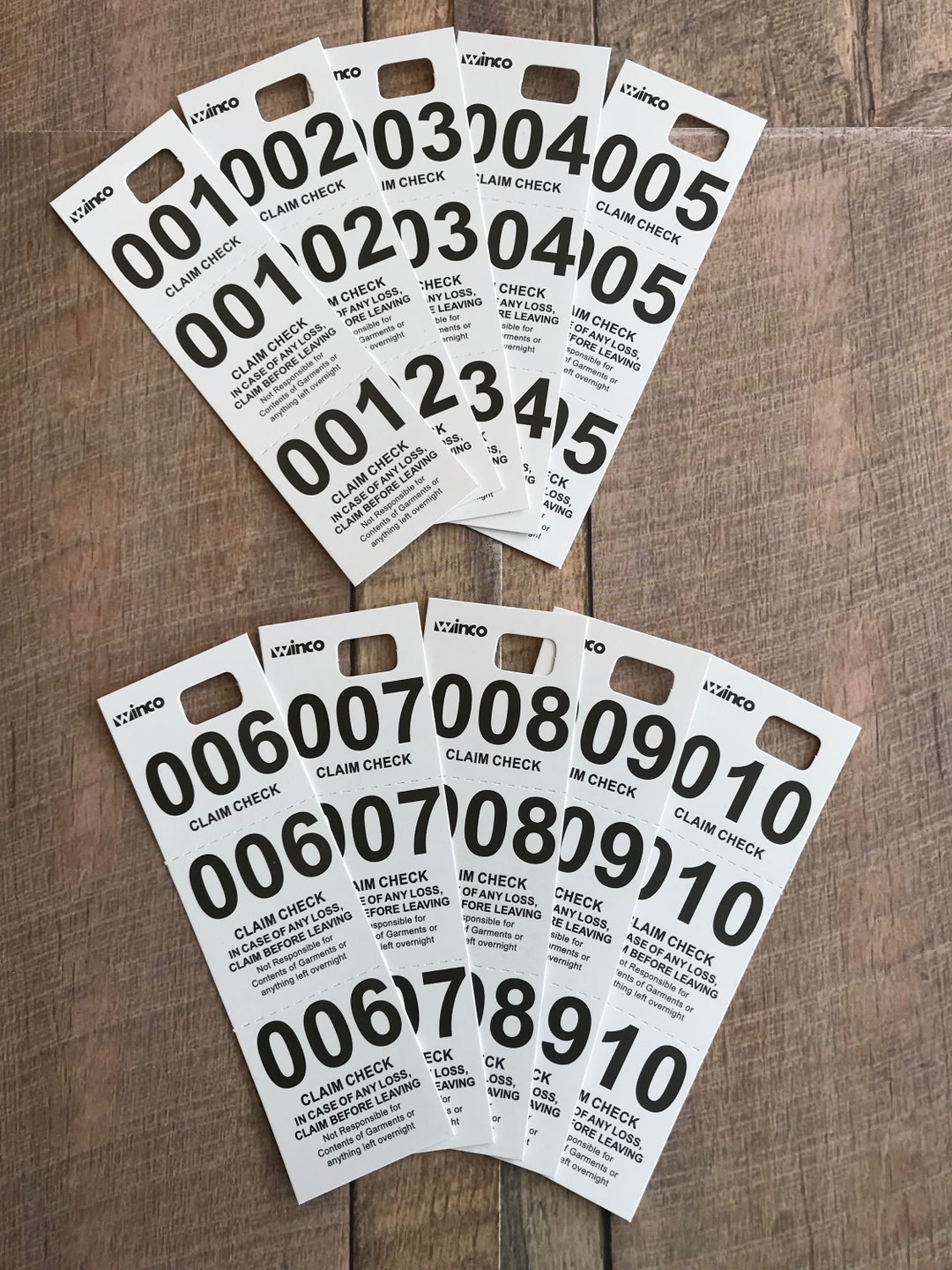 White Coat Check Tag - Etsy