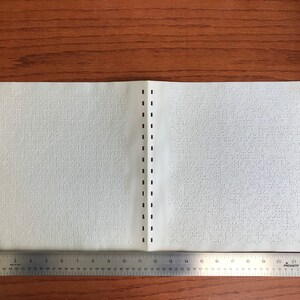 Large Vintage Braille Paper 11.25 x 23 | Etsy