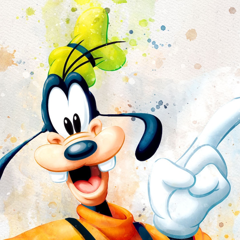 Disney Goofy Poster Goofy Wall Art Disney Decor Disney | Etsy
