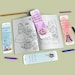 Printable Wonderland Bookmark Set of 4 Library Gift for Book Lover ...