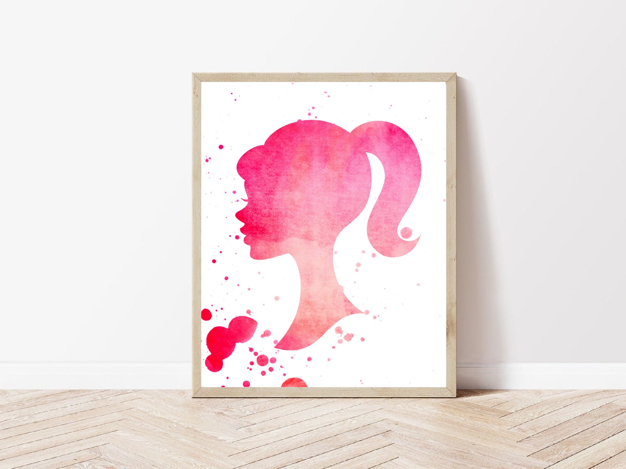 Barbie Inspired Wall Art Barbie Poster Barbie Print Wall - Etsy