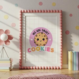 Classroom Posters Set Kindness Smart Cookies Motivational Wall Art Cute ...