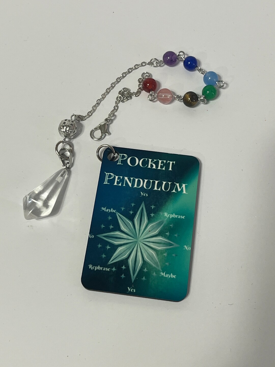 Pocket Pendulum Board With Removable Crystal Pendulum - Etsy