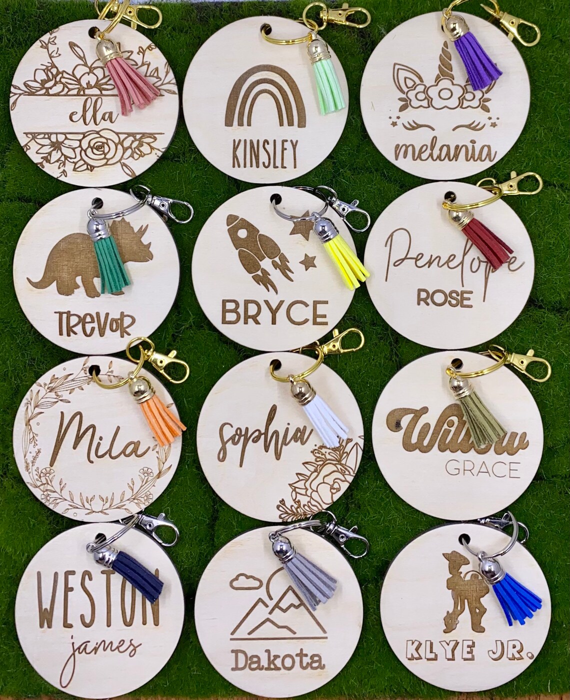 Back Pack Tag Keychain Lunch Bag Tag Keychain Diaper Bag | Etsy