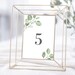 Eucalyptus Greenery Wedding Table Number Template 4x6 and - Etsy
