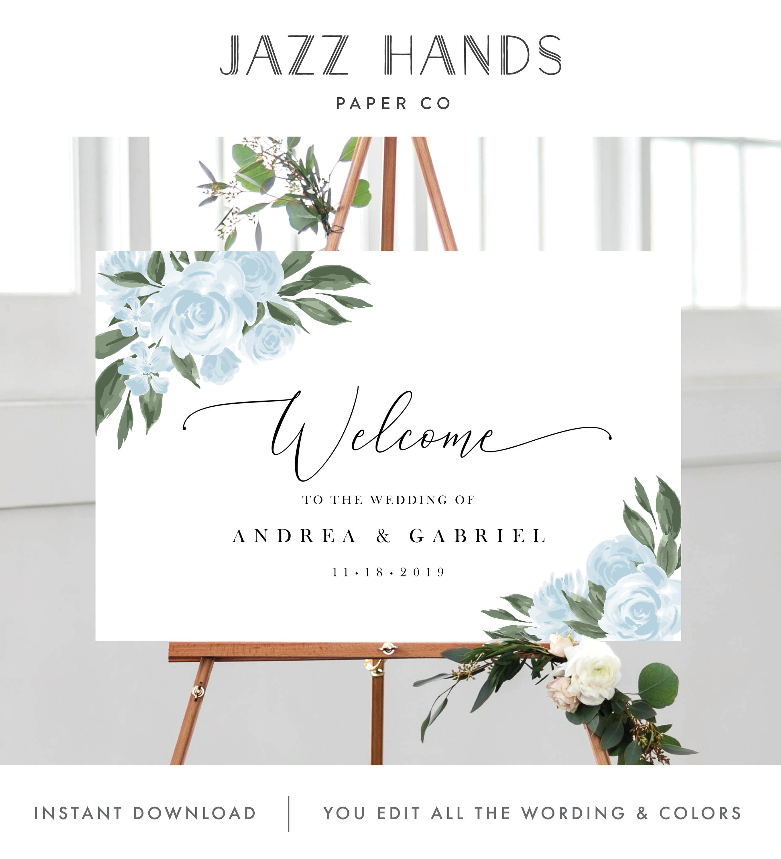 Wedding Welcome Board Design