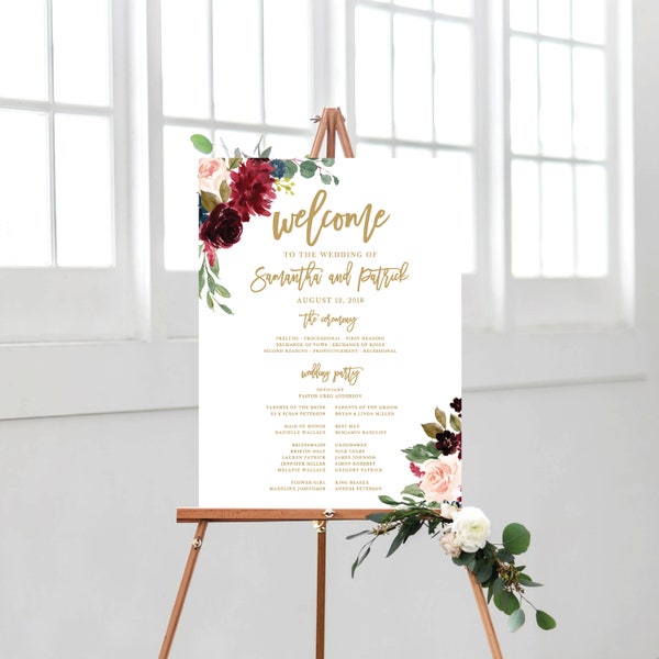 Wedding Programs Sign - Etsy