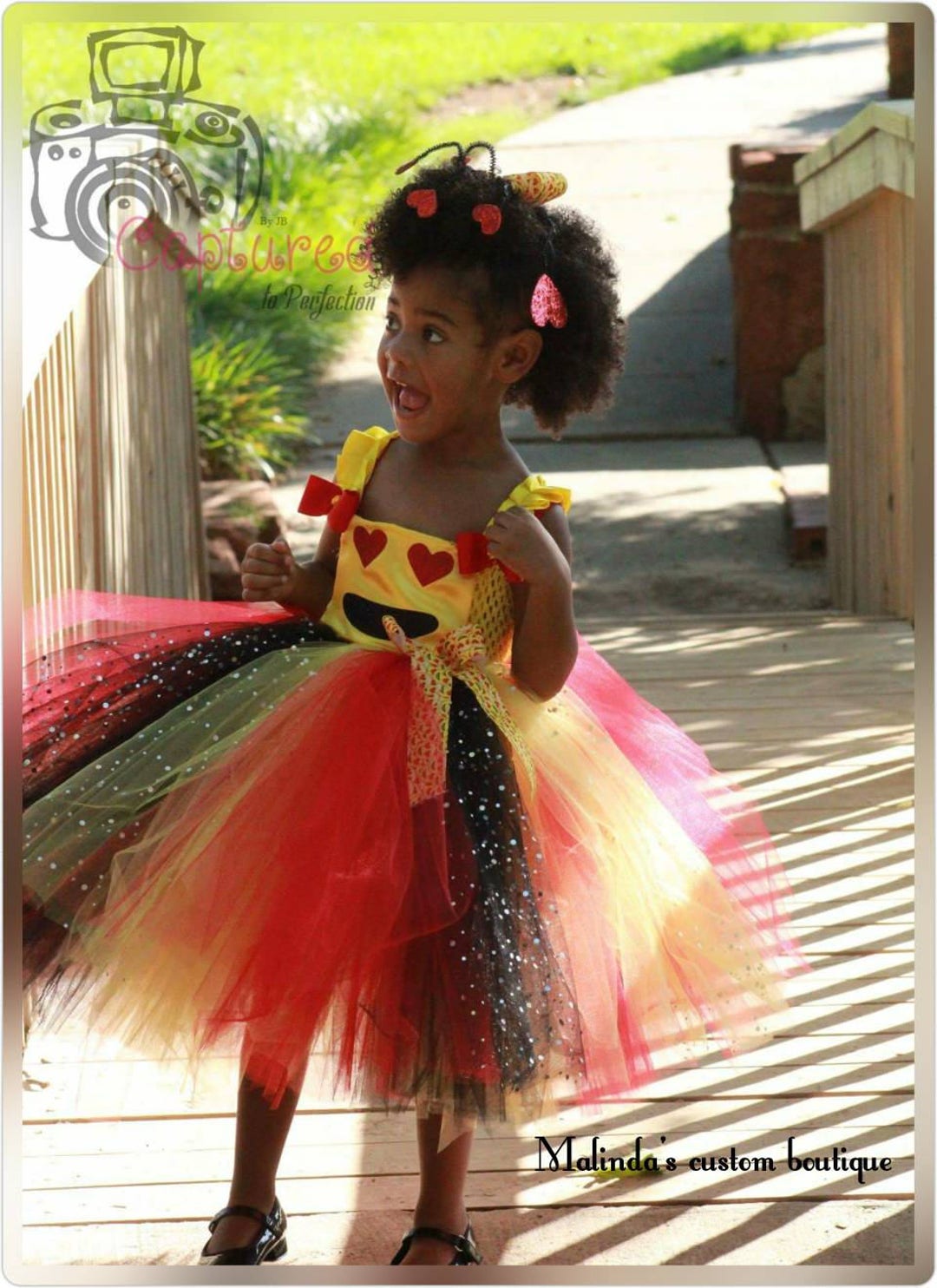 Emoji Tutu Dress With Matching Headpiece, Love Emoji , Heart Emoji ...