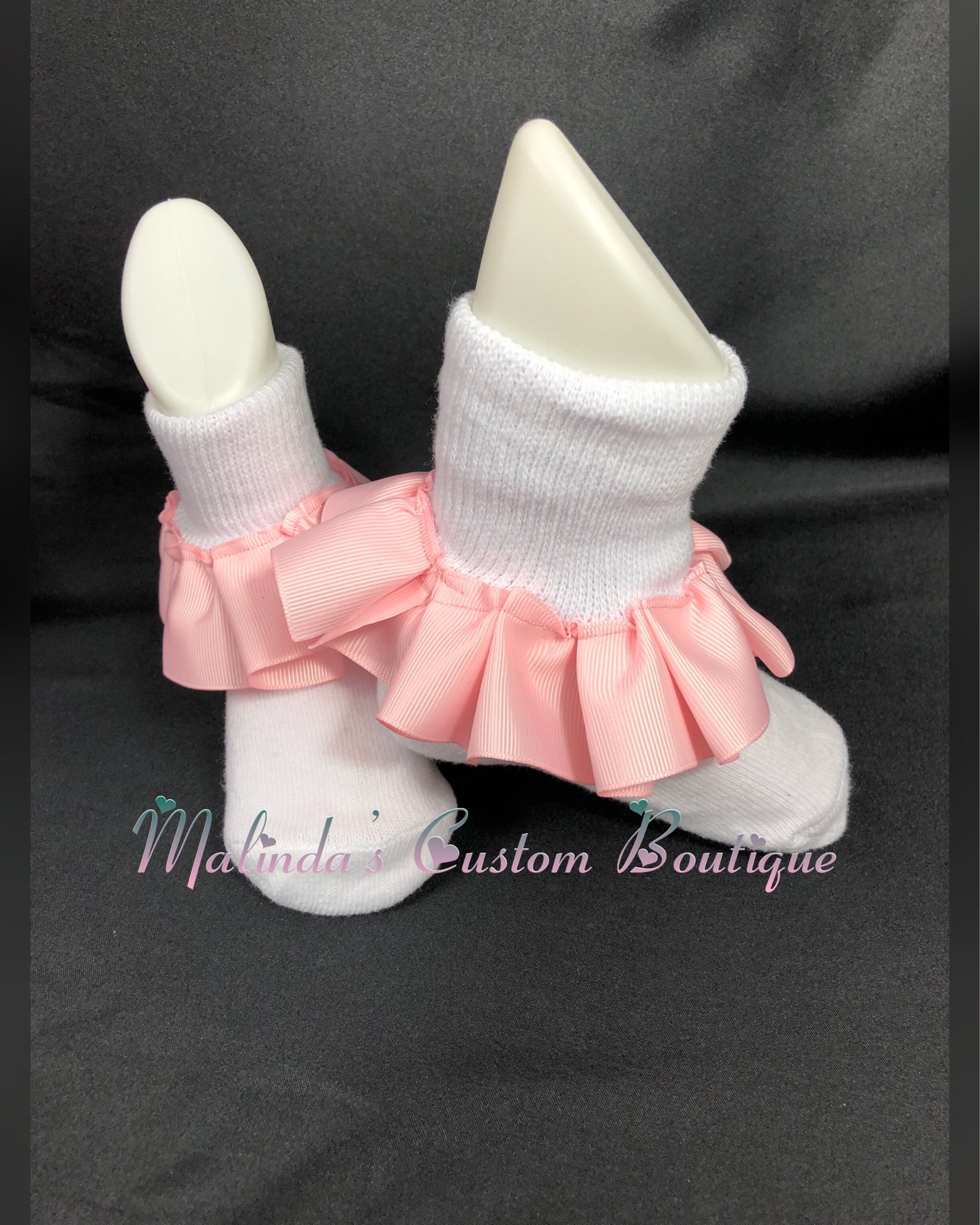 Ribbon Trimmed Socks Lace Trimmed Socks Ruffle Socks - Etsy