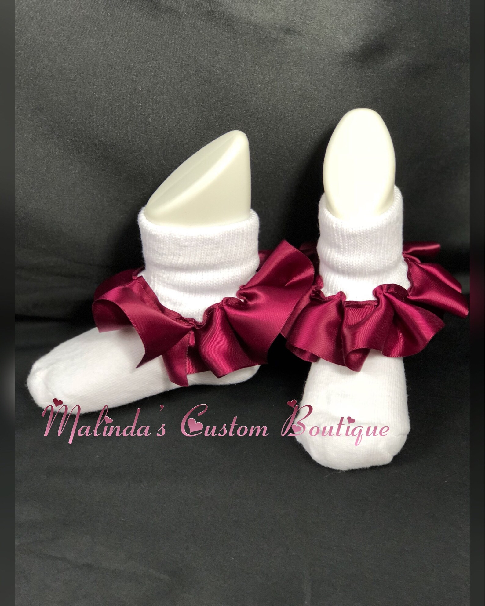 Ribbon Trimmed Socks Lace Trimmed Socks Ruffle Socks | Etsy