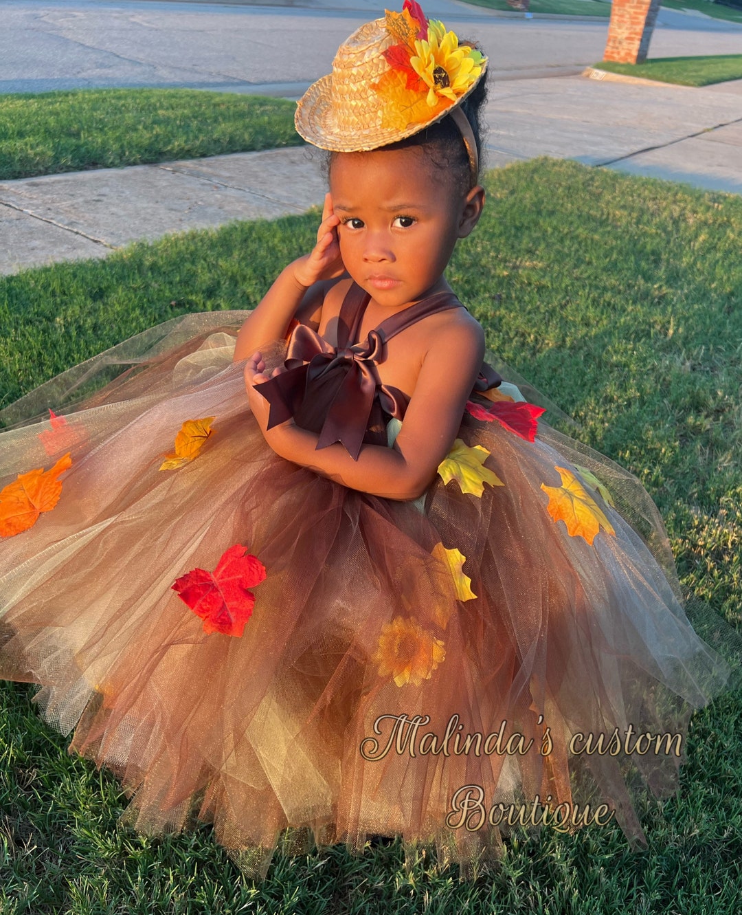Autum Pageant Dress, Scarecrow Costume, Scarecrow Tutu, Toddler Costume ...