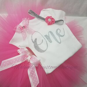 Birthday Tutu,1st Birthday, First Birthday, One Year Tutu Set ,baby ...