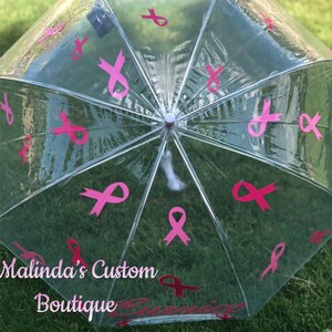 Cancer Awareness Umbrella , Cancer Ribbon Umbrella, Survivor Umbrella ...