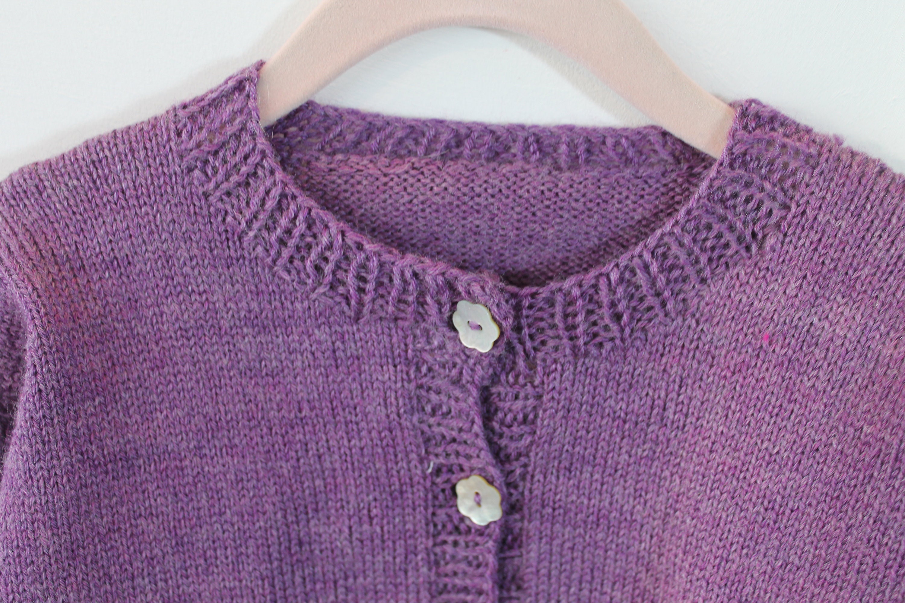 Knitted Cardigan for a 5-6 Year Girl With Alpaca Design. Animal ...