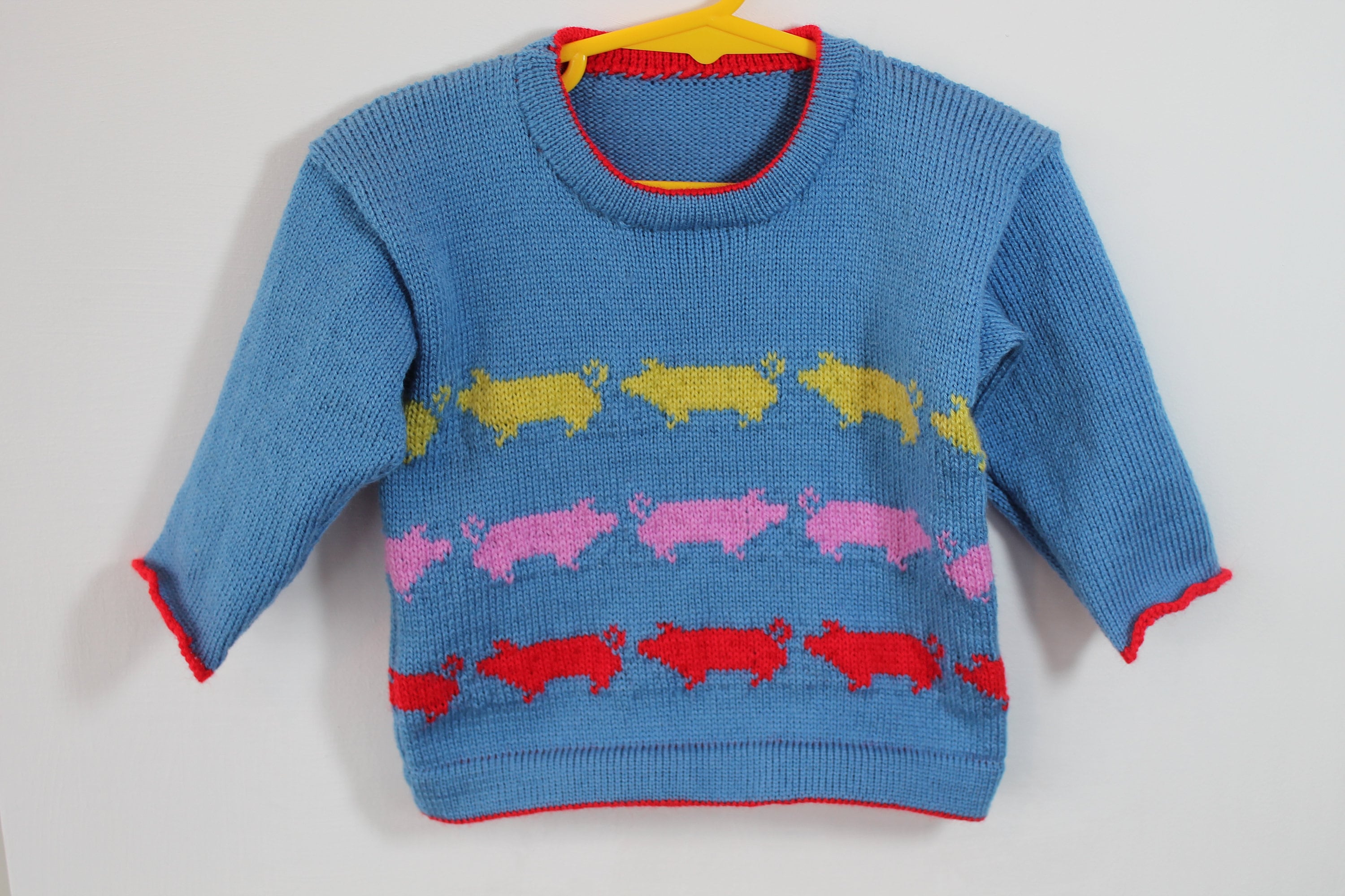 Jolly Pigs Jumper for an 18 Mth Year Old. Gift Idea. Peppa - Etsy