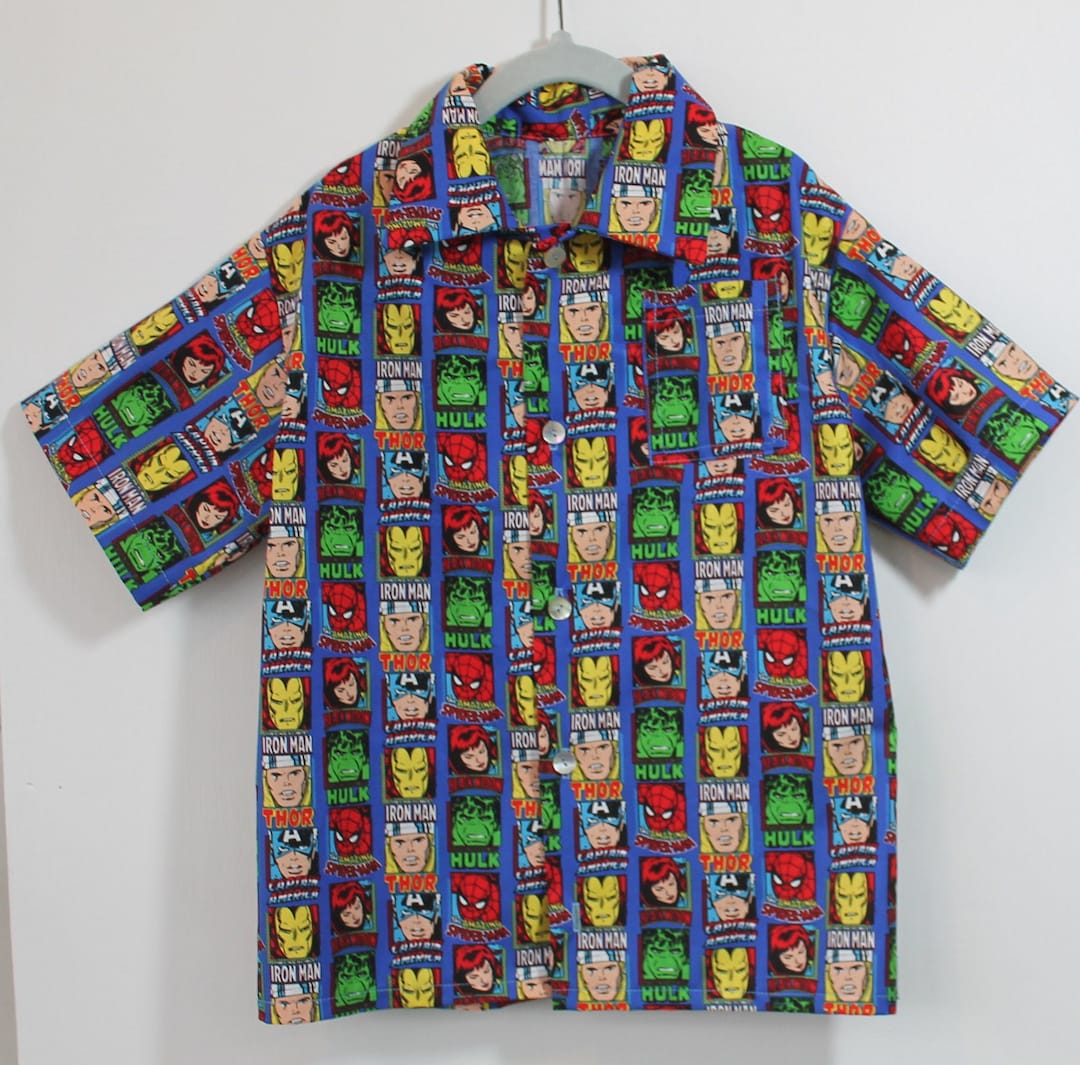 Marvel Button Down Shirt