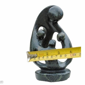 Handcrafted Stone Family Sculpture - Modern Art Decor - Family of 4 ...