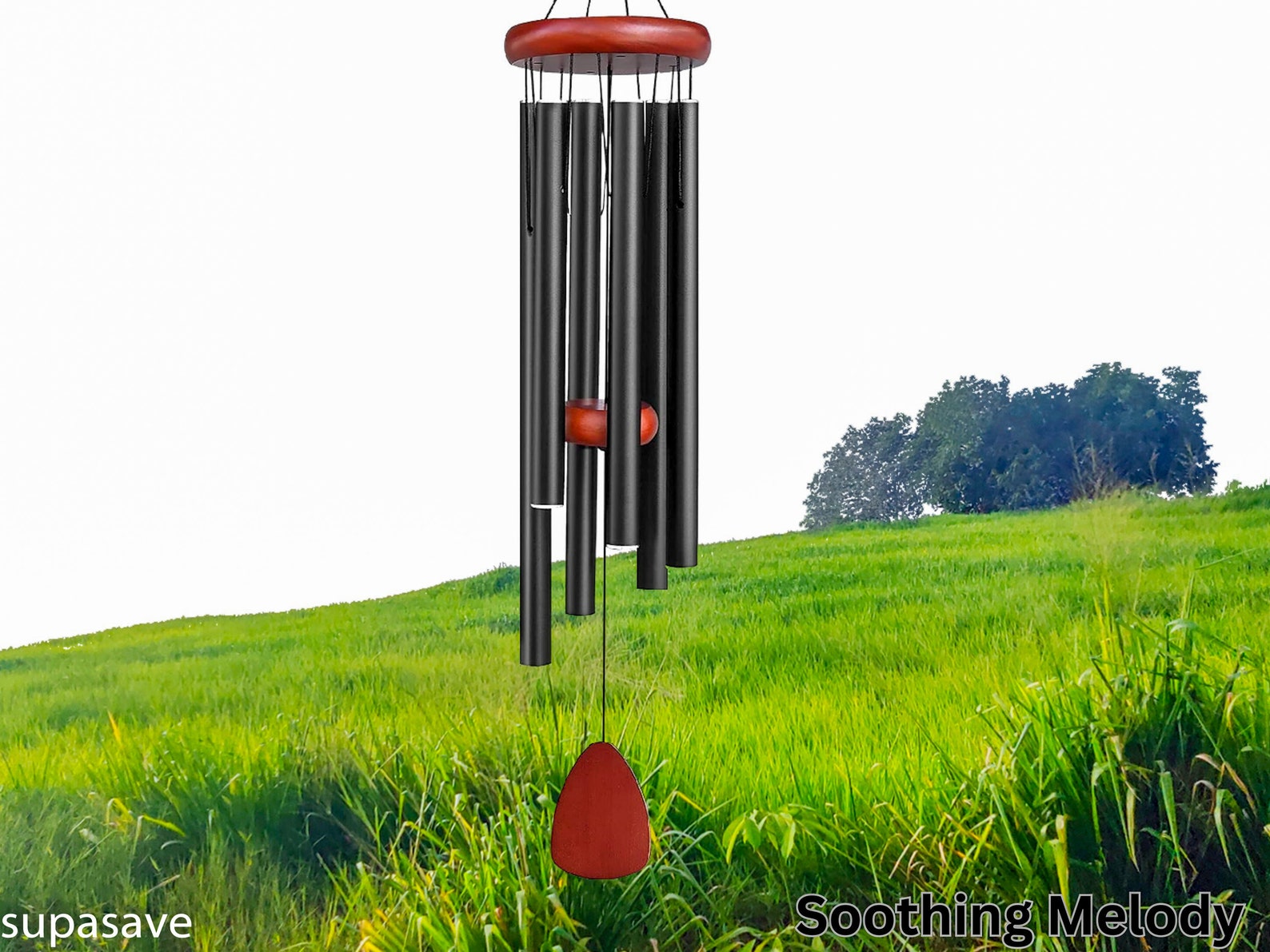 Outdoor Large Wind Chime Seven Real Copper Chimes Gentle Calming Sound ...