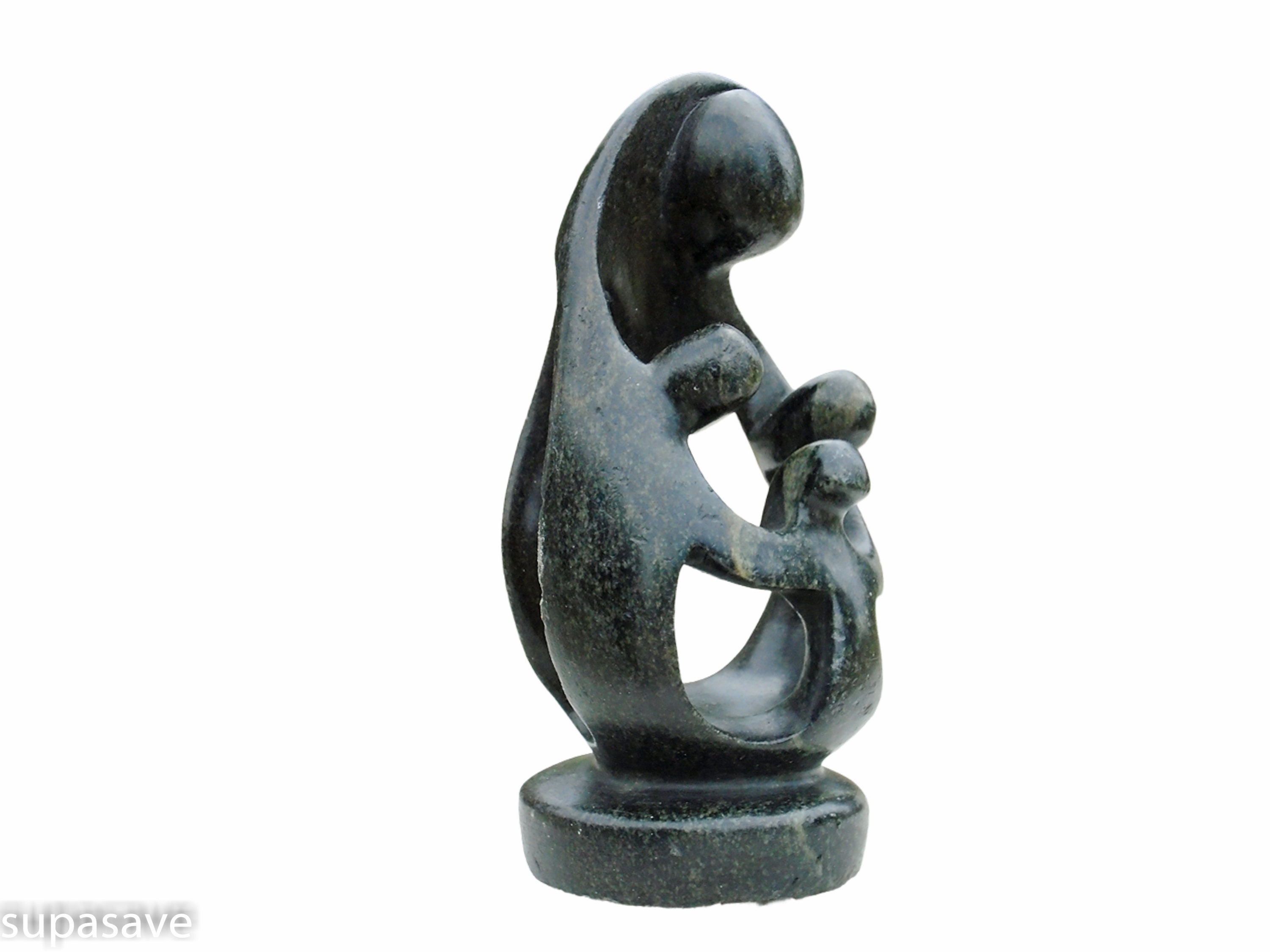 Handcrafted Stone Family Sculpture - Modern Art Decor - Family of 4 ...