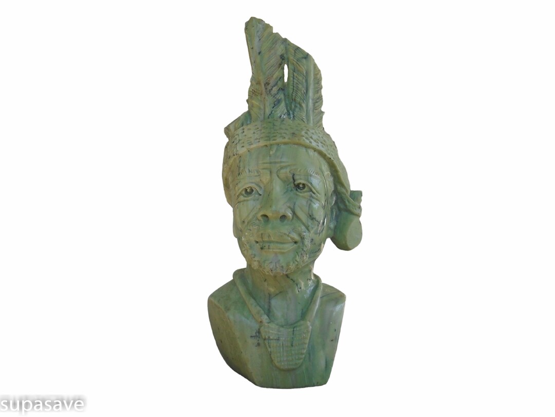African Art Home Decor Sculpture Statue Stone Marble Art Cm Carved ...