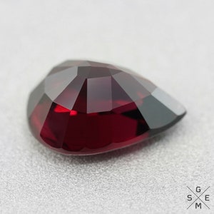 Pyrope Garnet 7carat TOP Big Natural Clean Dark Red Pink Pyrope Garnet ...