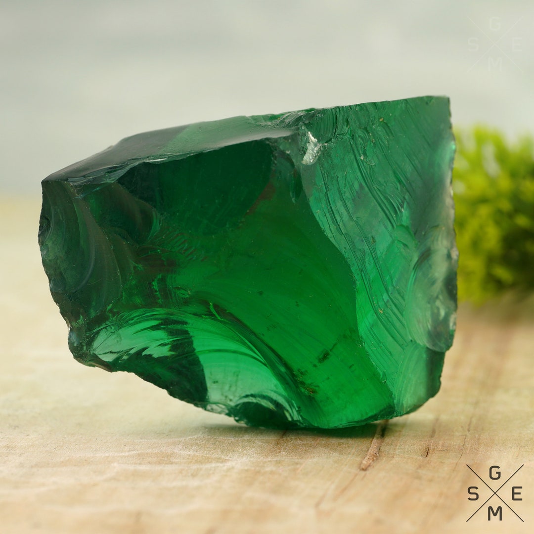 Monatomic Andara 159g. Rare Green Volcanic Glass Arcturian Raw Gemstone ...