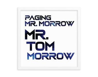 Paging Mr Morrow - Etsy