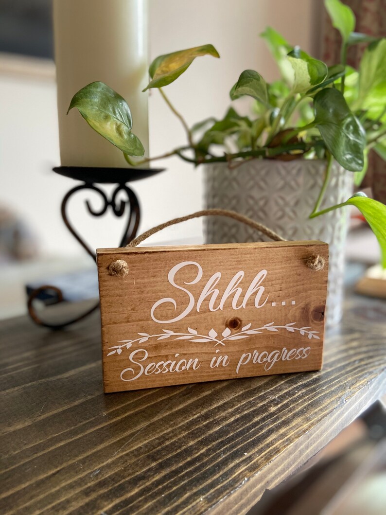 Session In Progress Sign Welcome Sign Class In Session | Etsy