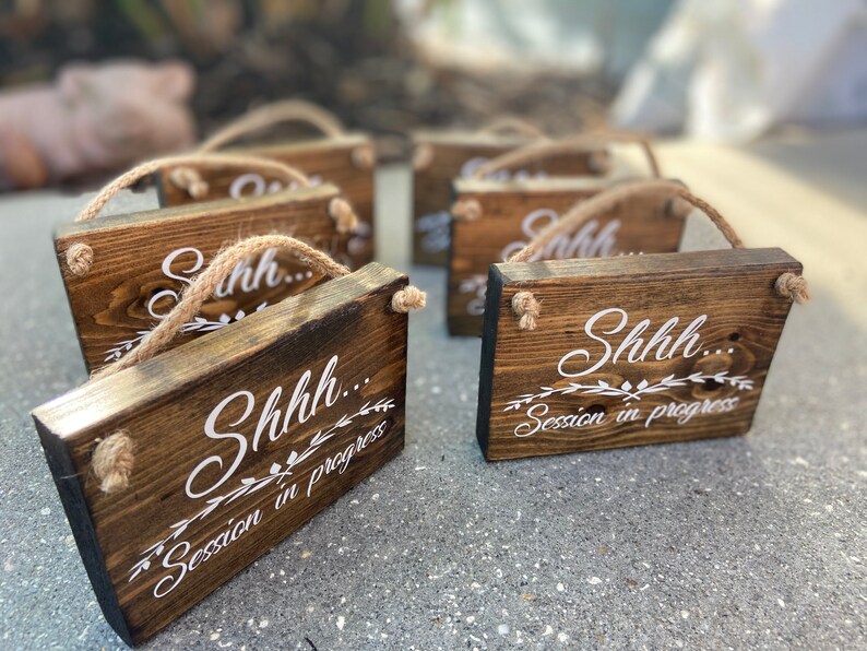 Session In Progress Sign Welcome Sign Class In Session | Etsy