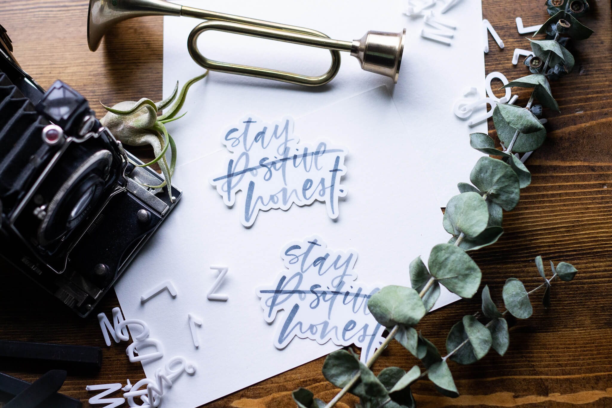 Stay Honest Sticker Decal Laptop, Water Bottle, Car Inspirational ...