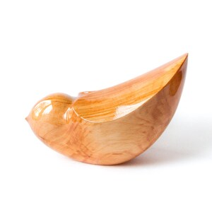 Wood Carving Bird Statue - Etsy