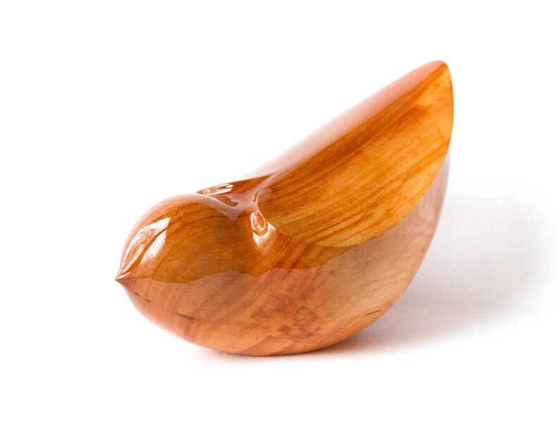 Wood Carving Bird Statue | Etsy