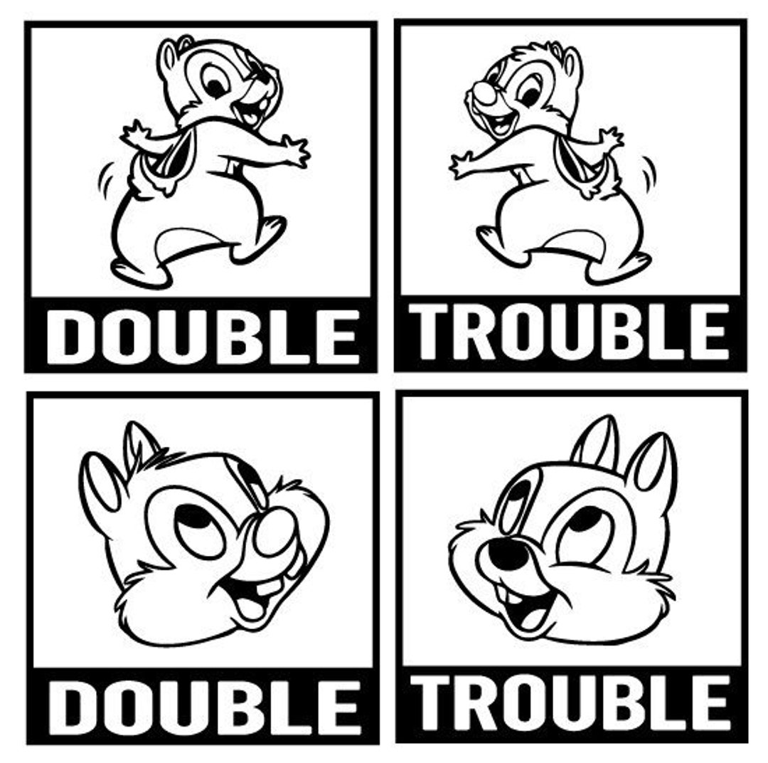 Chipmunks - Double Trouble Design Set - Etsy