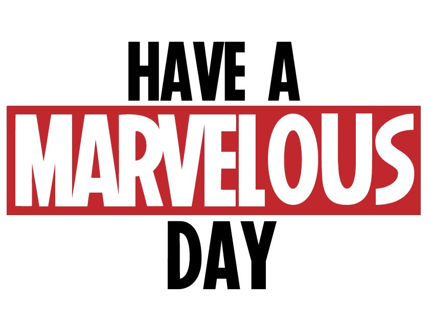Have a Marvel-ous Day SVG File - Etsy