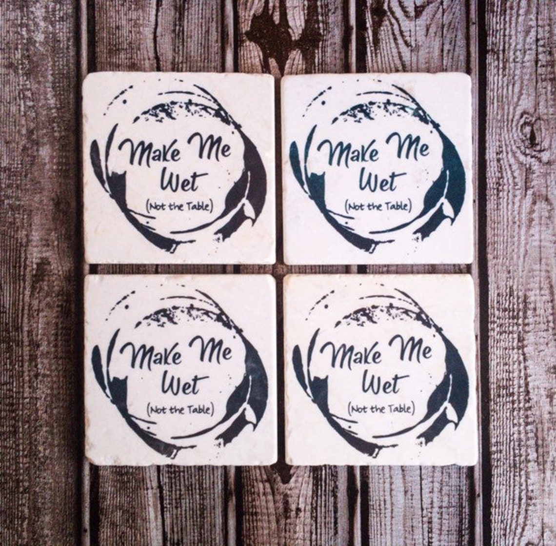 Funny Beer Coasters, Handmade Stone Coasters, Inappropriate Decor ...