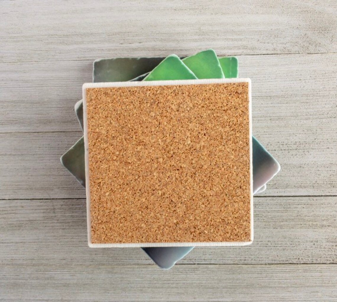 Daisy Flower Coasters Flower Drink Coasters Handmade Stone Coaster Set ...