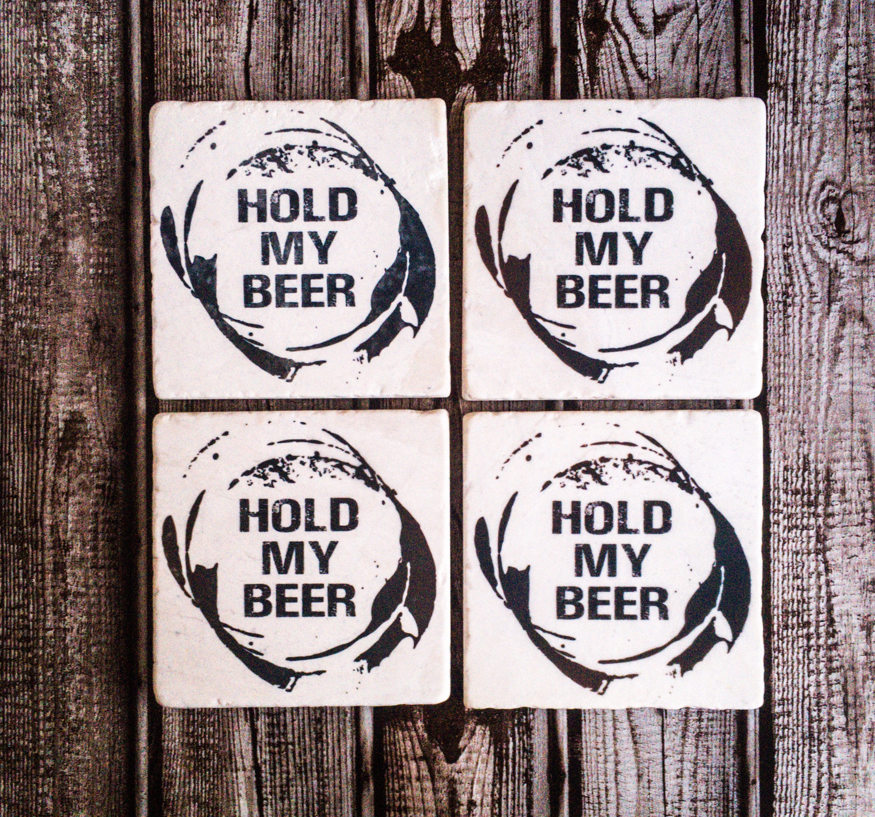 Funny Beer Coasters, Handmade Stone Coasters, Inappropriate Decor ...