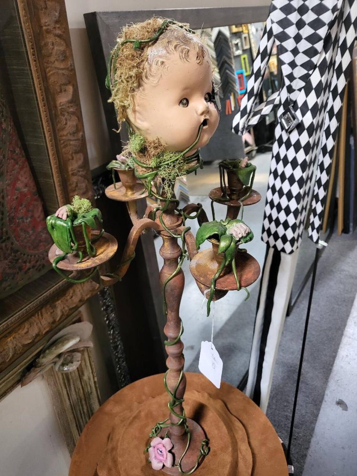 What Dreams Are Doll Head Art Scupture, Centerpiece, Candelabra - Etsy