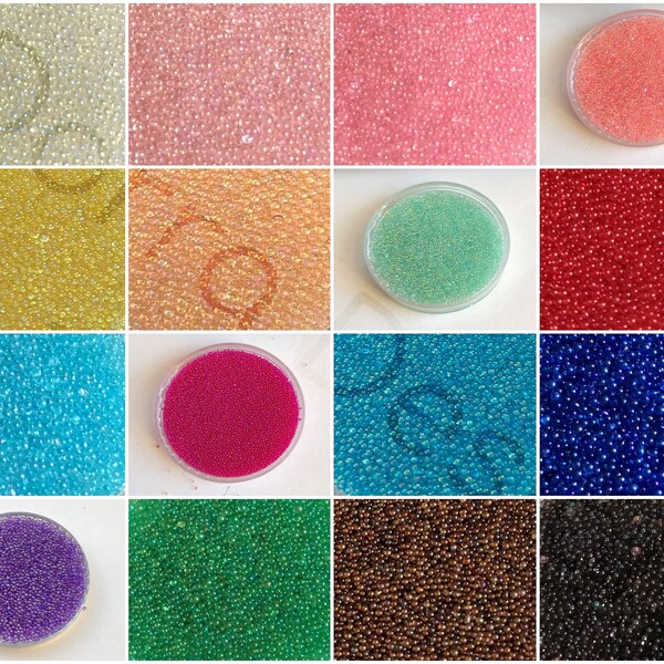 Glass Micro Beads - Etsy