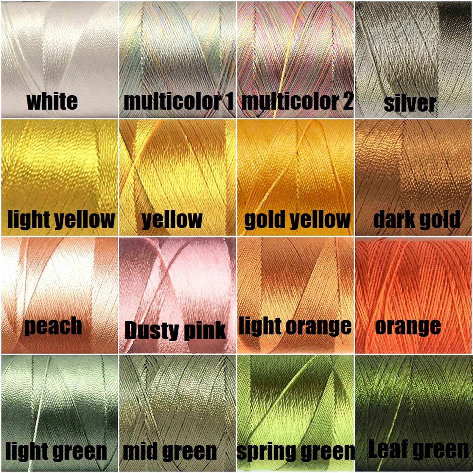 Embroidery Floss, Viscose Thread, Rayon Thread Polyester Commercial ...