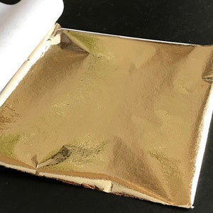 Art Craft Paper Imitation Gold Leaf Paper for DIY Arts Gilding - Etsy