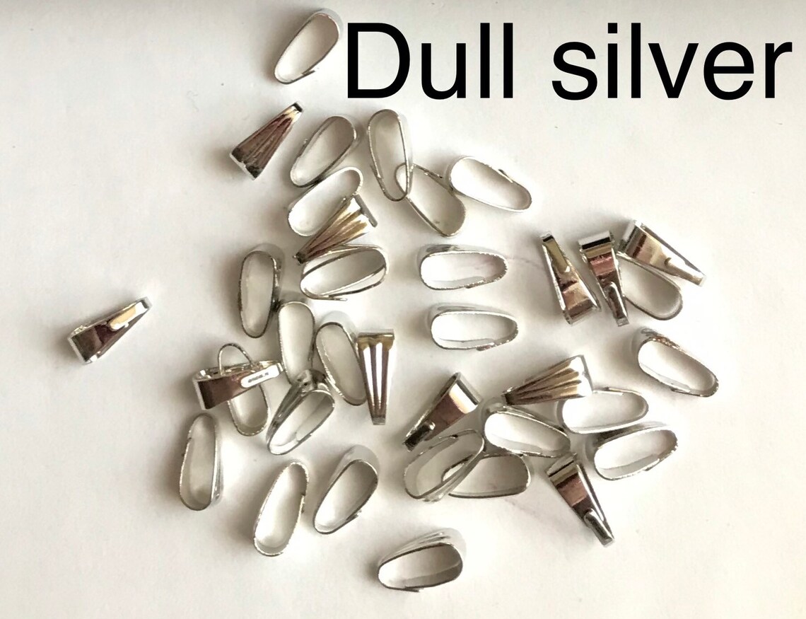 Snap on Bail Loops Pendant Bails Jewellery Findings Clips - Etsy