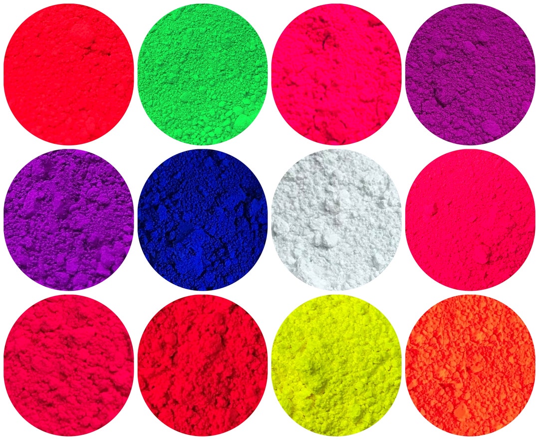 Matte Neon Powder Fluorescence Pigment Phosphor Powder Fluorescent No ...