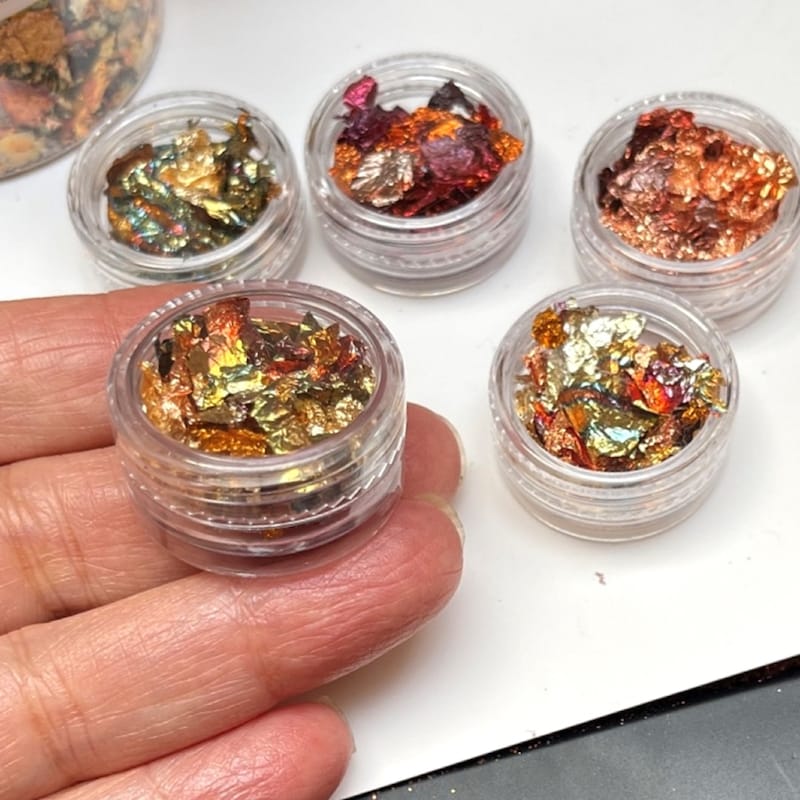 Gold Flake Resin - Etsy