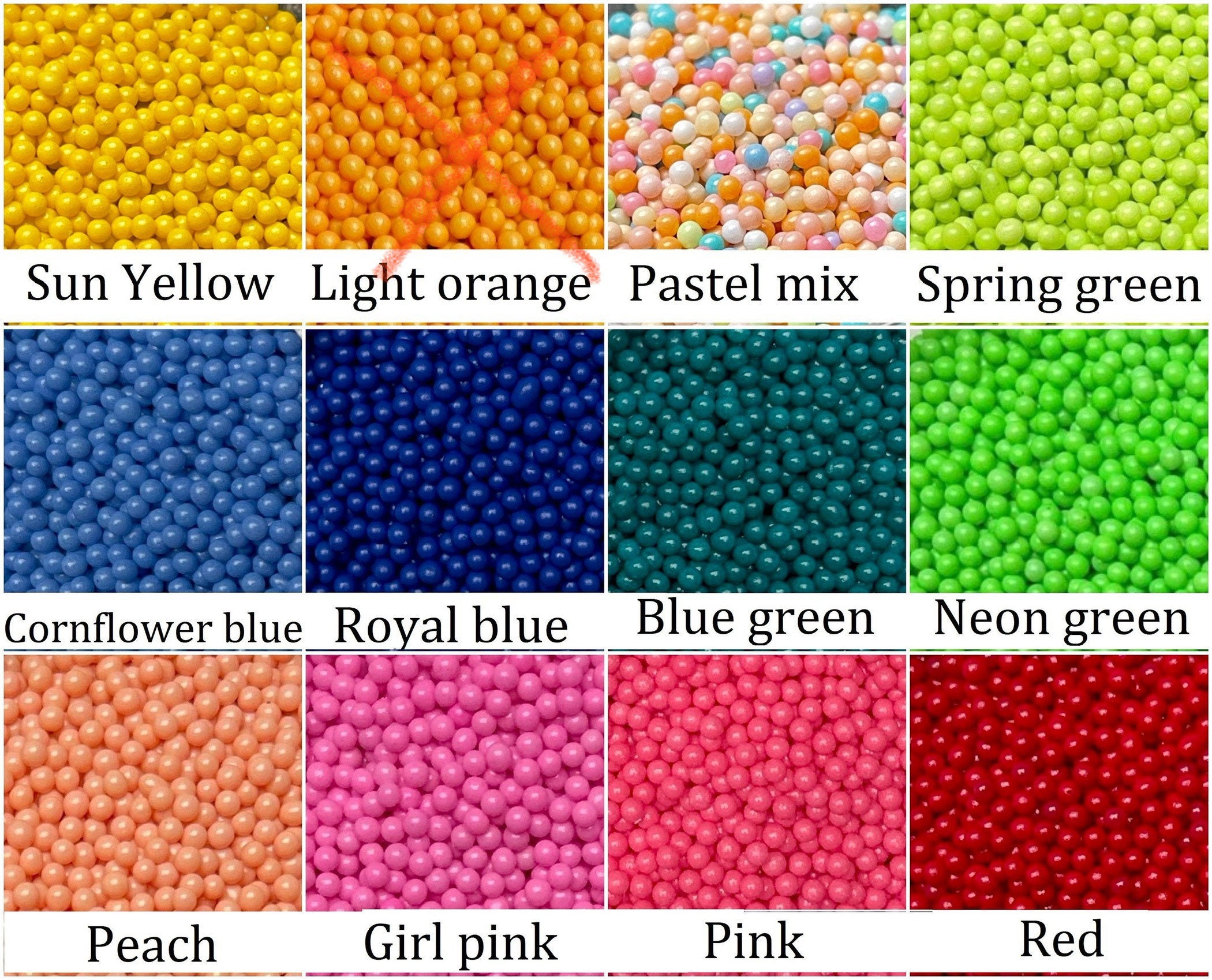 Glass Micro Beads No Hole 1.5 mm-2 mm fairy beads Nail Art | Etsy