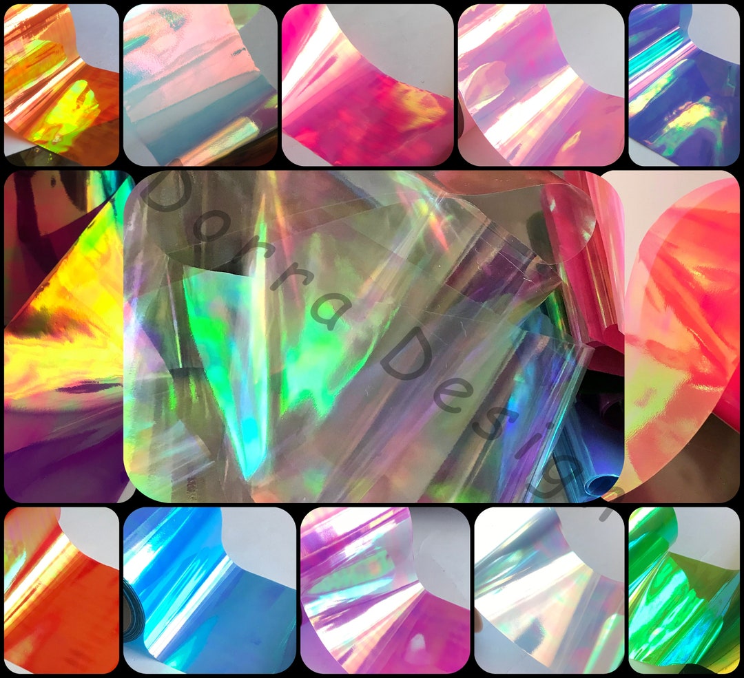 Glass Iridescent Cellophane Foil Nail Art Epoxy Resin Film - Etsy